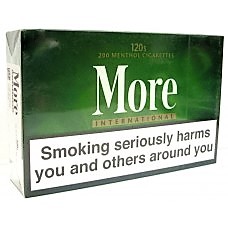 Сигареты More Green Menthol (Швейцария) купить от блока в Москве
